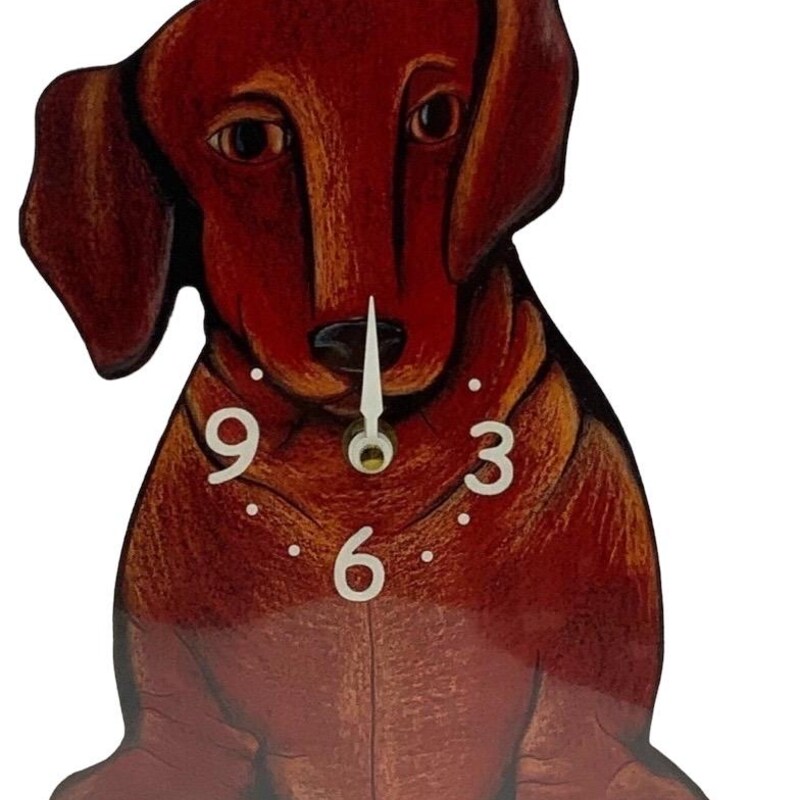 Dog Clock - Etsy