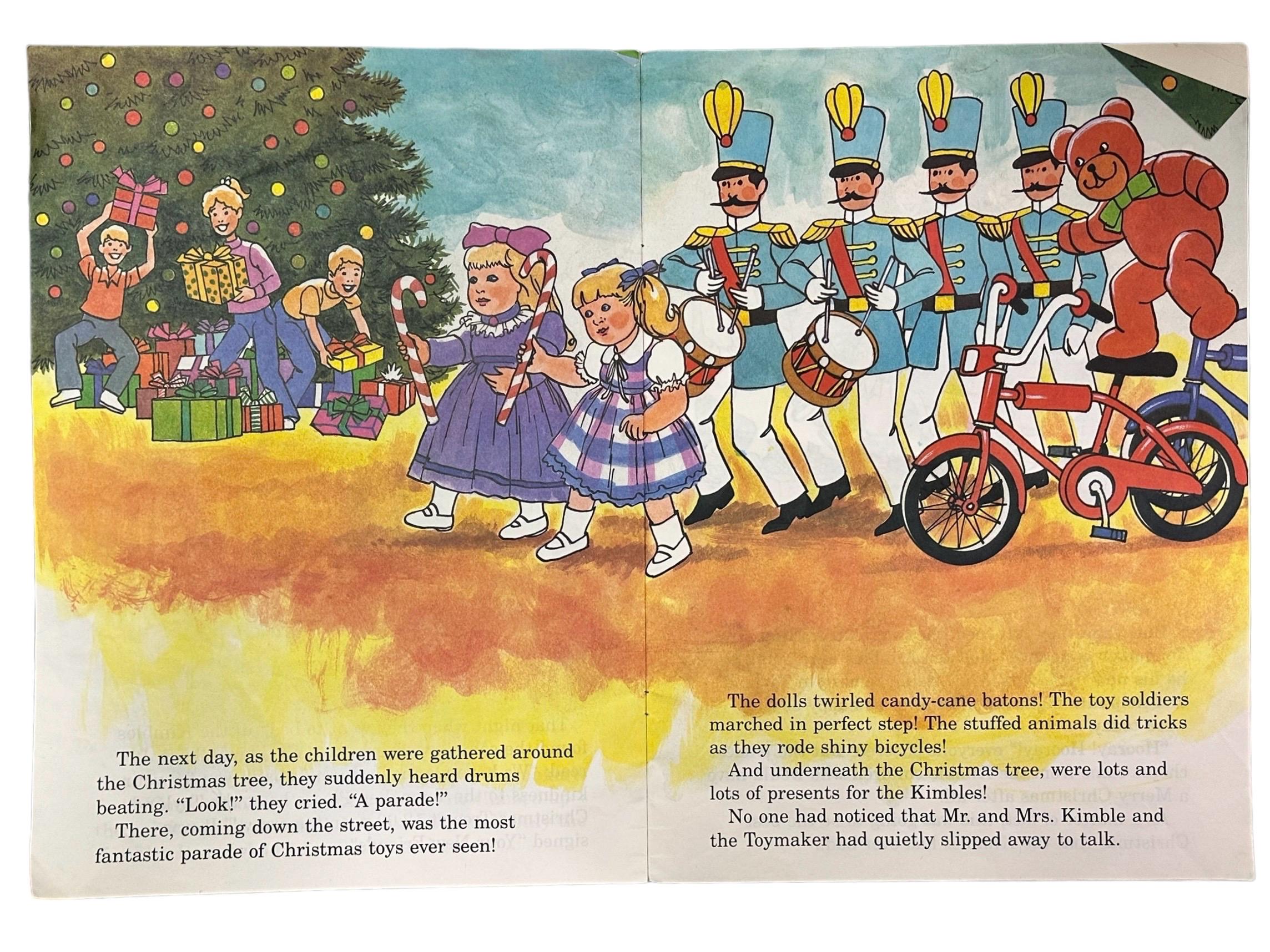 1988 Magic Toyland Christmas Large Picture Book Classroom Songbook ...