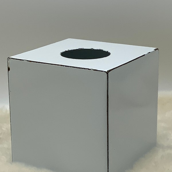 Distressed White Box - Etsy