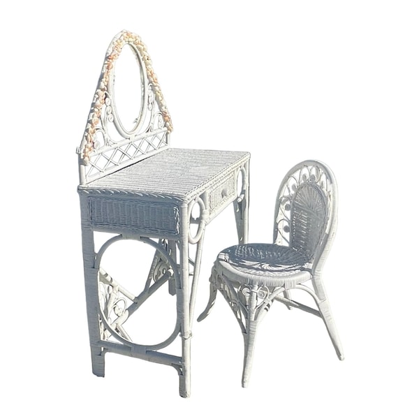 Wicker Vanity - Etsy