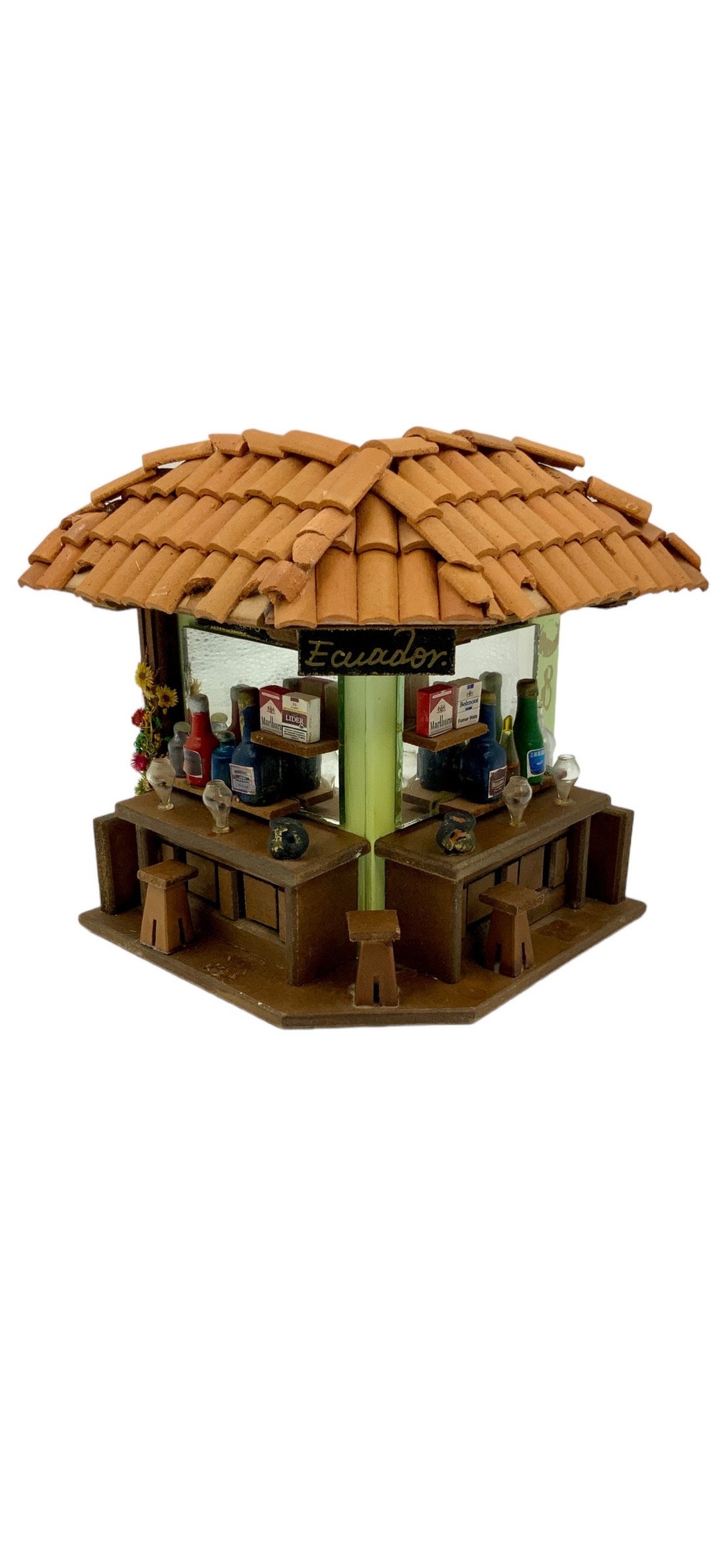 Mini Miniature, Outdoor Bar, Tropical Bar, Ecuador, Wall Art, Corner ...