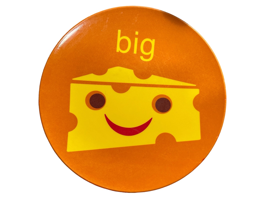 Jane Jenni Melamine 9 Plate Big Cheese Vintage - Etsy