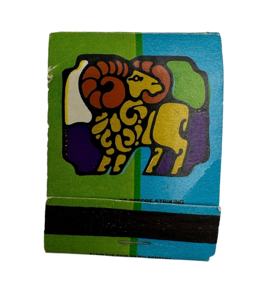 1970s Horoscope Aries, Matchbook, Ram, Vintage - Etsy