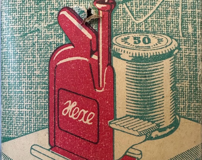 Vintage HEXE Red Plastic Automatic Needle Threader Western German Yrare ...
