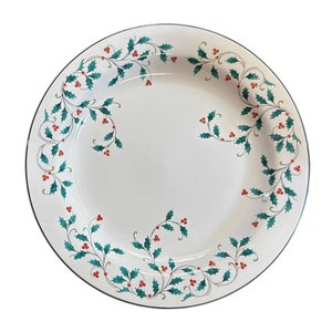 Holly Lace 20 Pc Dining Christmas Set, Ming Pao, Vintage - Etsy