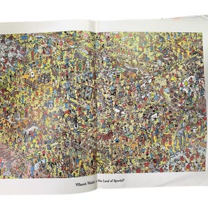 Where's Waldo? the Magnificent Poster Book by Martin Handford 21 X 15 ...
