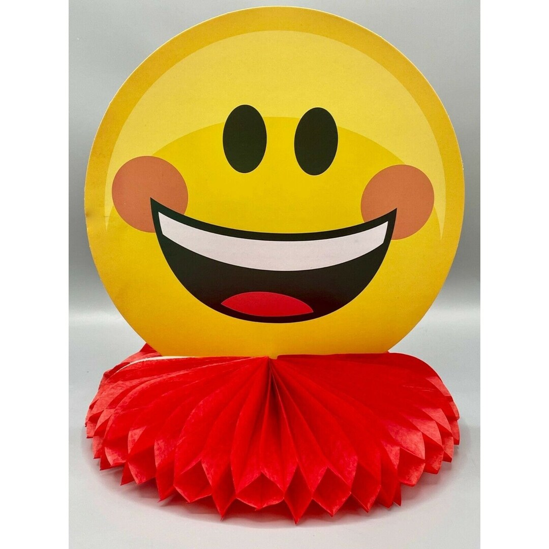 10 smile Face, Smiley Face Centerpiece, Tissue, Table Top, NEW - Etsy