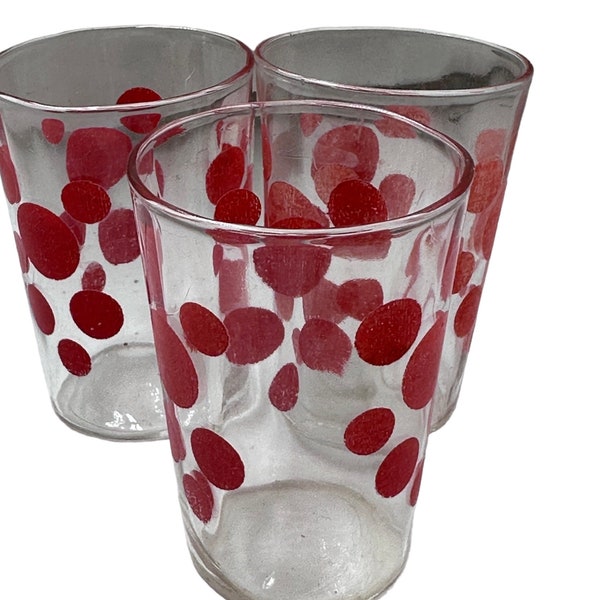 Polka Dot Glassware - Etsy