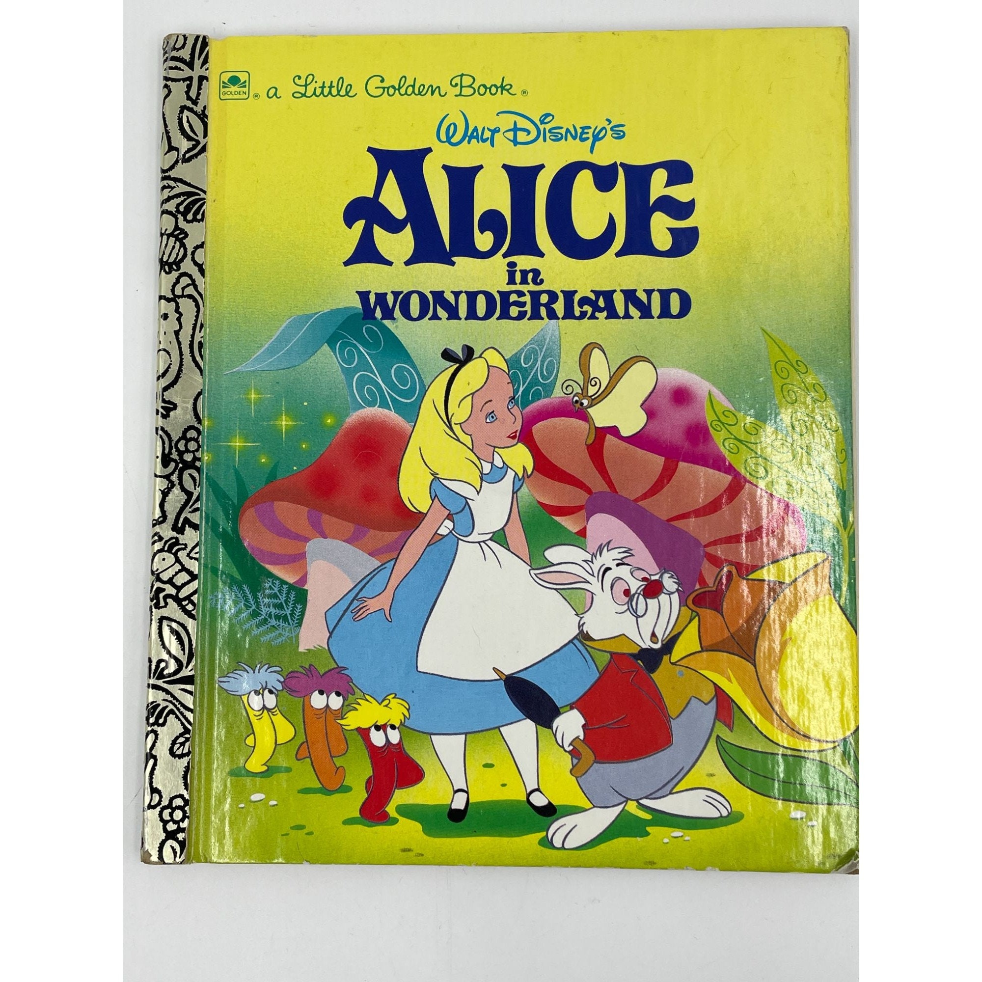Alice in Wonderland Golden Books, Vintage 1996 Walt Disney - Etsy