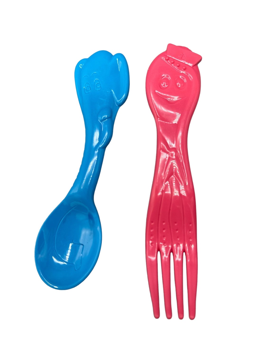 Elephant and Octopus Hefty ZOO PALS Kids Flatware Plastic Utensils Fork ...