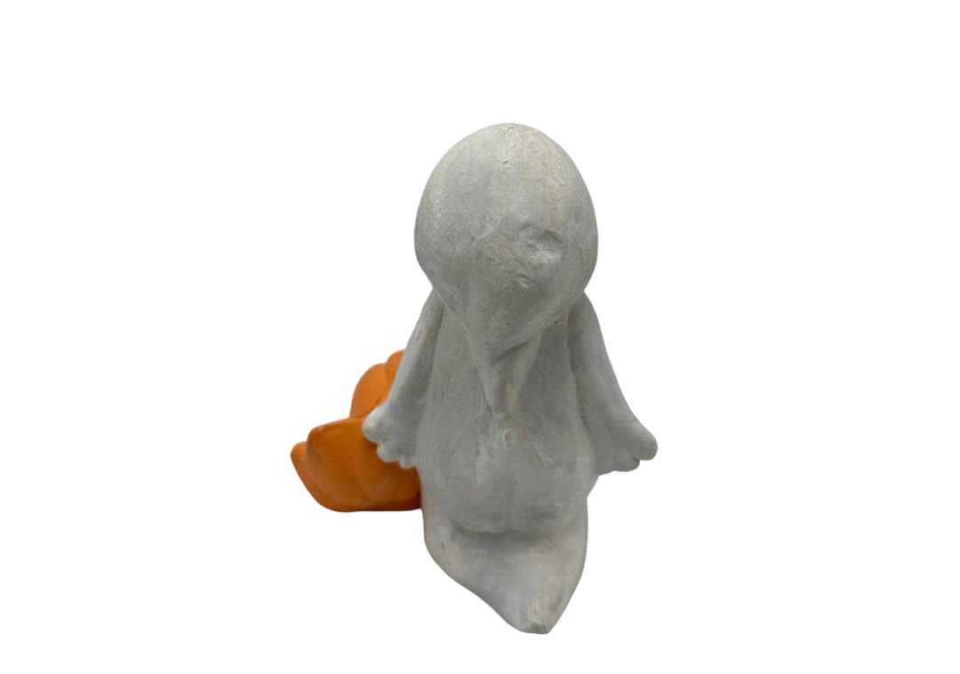 Sad Ghost Crying Halloween Decor, Hand Painted Figurine, Vintage - Etsy