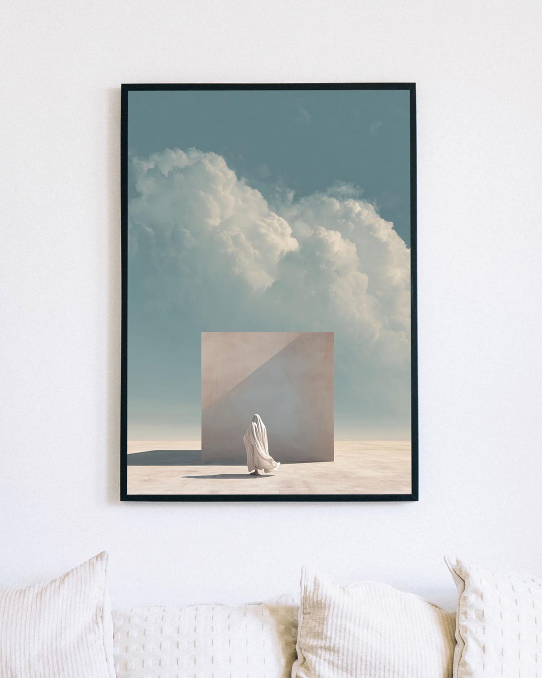 Surrealist Wall Art, Minimalist Home Decor, Large Format Print ...