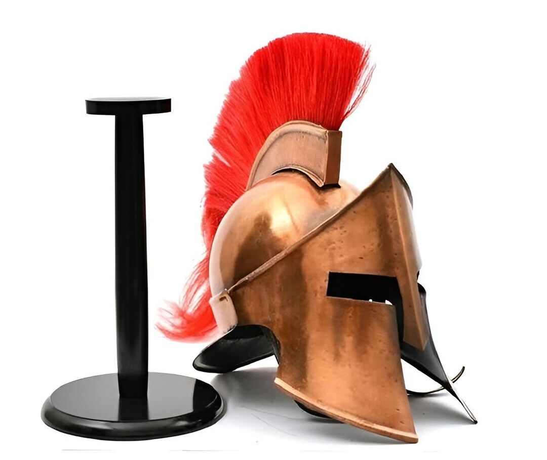 King Leonidas Spartan Helmet - 300 Movie Inspired Warrior Cosplay ...