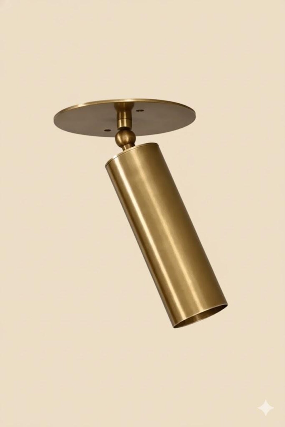 Adjustable Brass Spot Ceiling Light | Modern Antique Finish | Swivel ...