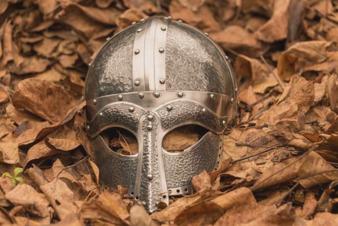 Viking Ocular Helm – 2mm Metal Reenactment Helmet | Hand-hammered Norse ...