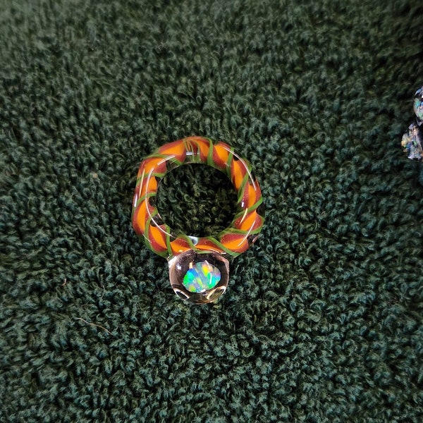 Borosilicate Glass Ring - Etsy