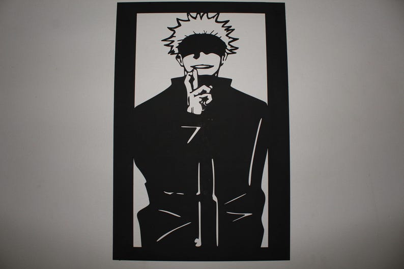 SATORU GOJO Jujutsu Kaisen Vector Decorative Painting, Poster. Svg, Png ...