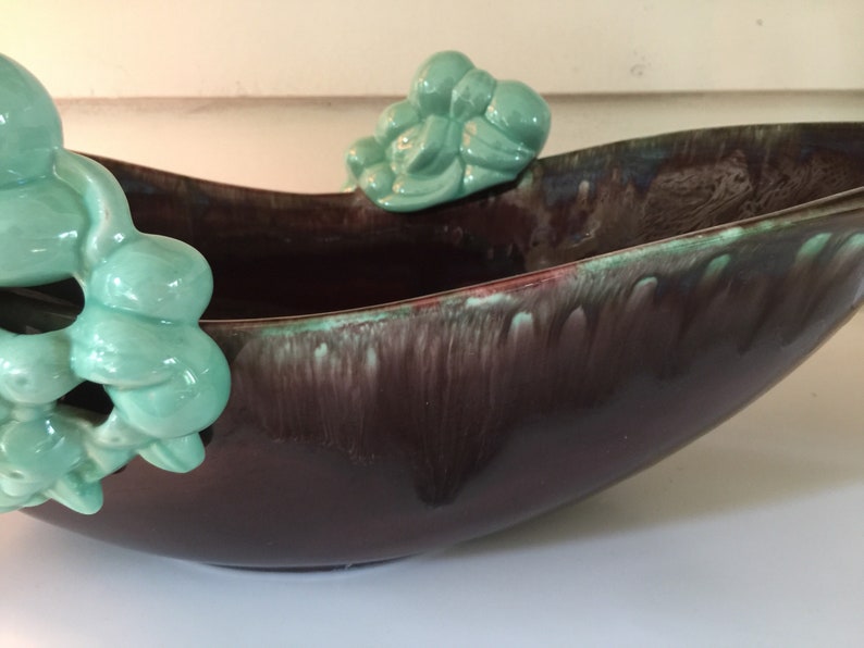 Large Mid Century Royal Haeger Drip Glaze Console Bowl 1373 - Etsy