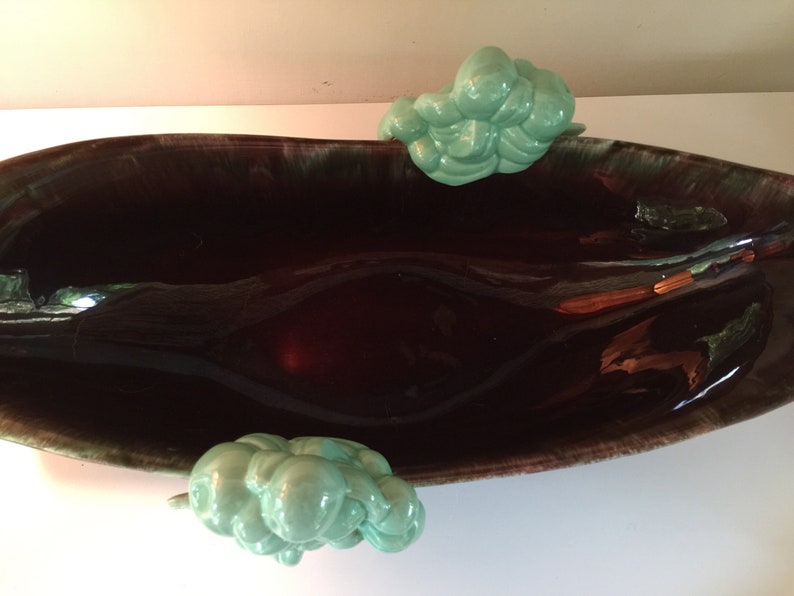 Large Mid Century Royal Haeger Drip Glaze Console Bowl 1373 - Etsy