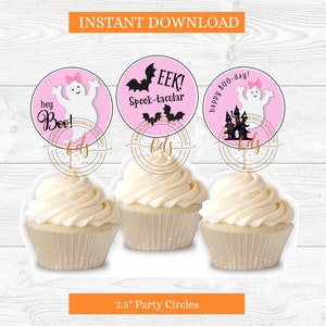 Instant Download Cupcake Topper, Party Circles, Digital, Printable - Etsy