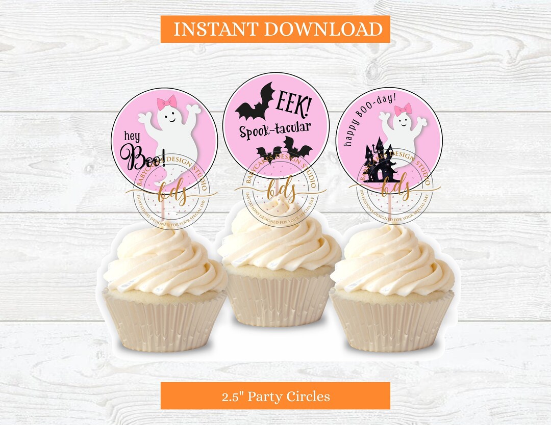 Instant Download Cupcake Topper, Party Circles, Digital, Printable - Etsy