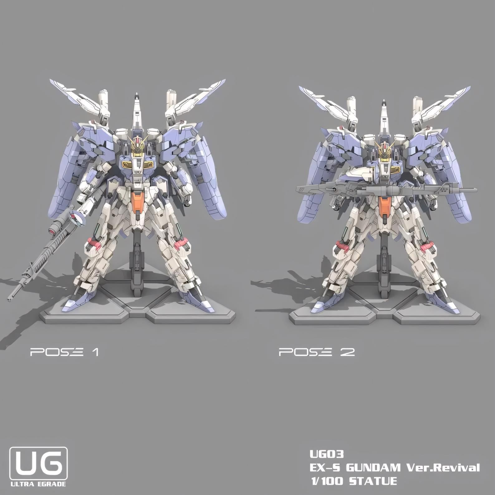 Gundam EX-S UG03 STL Model | Hyper Detailed Super Gundam 3D Print ...