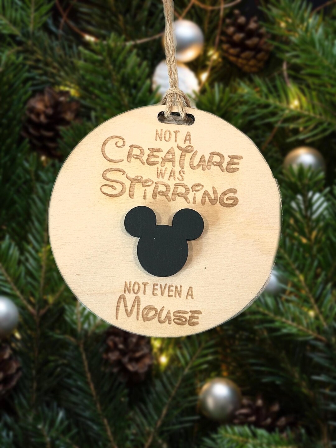 Not a Creature Was Stirring Mouse Ornament - Etsy