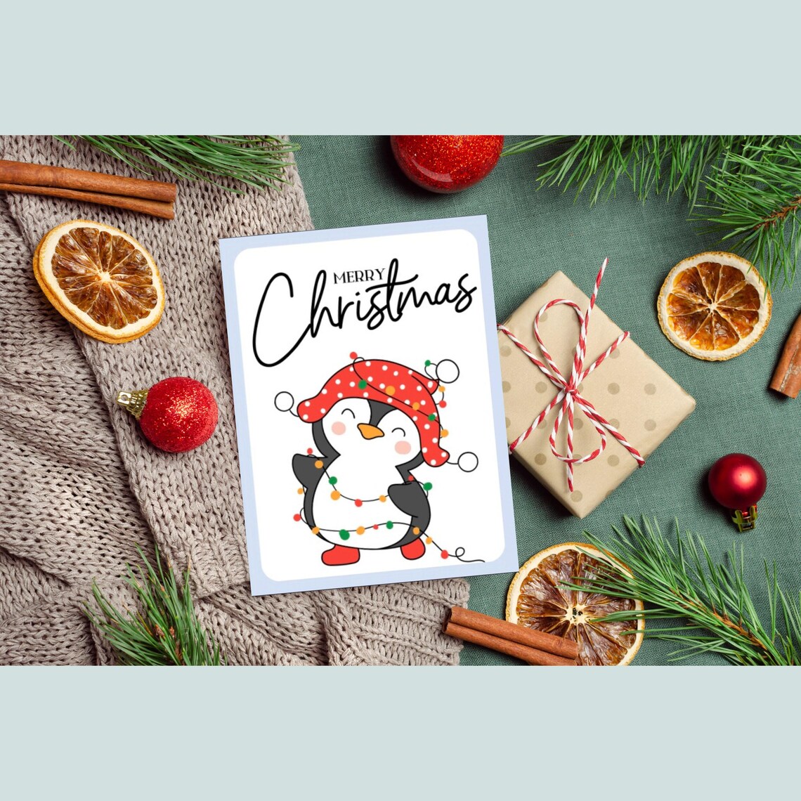Printable Christmas Card Bundle, Holiday Mini Cards (PDF File) - Etsy