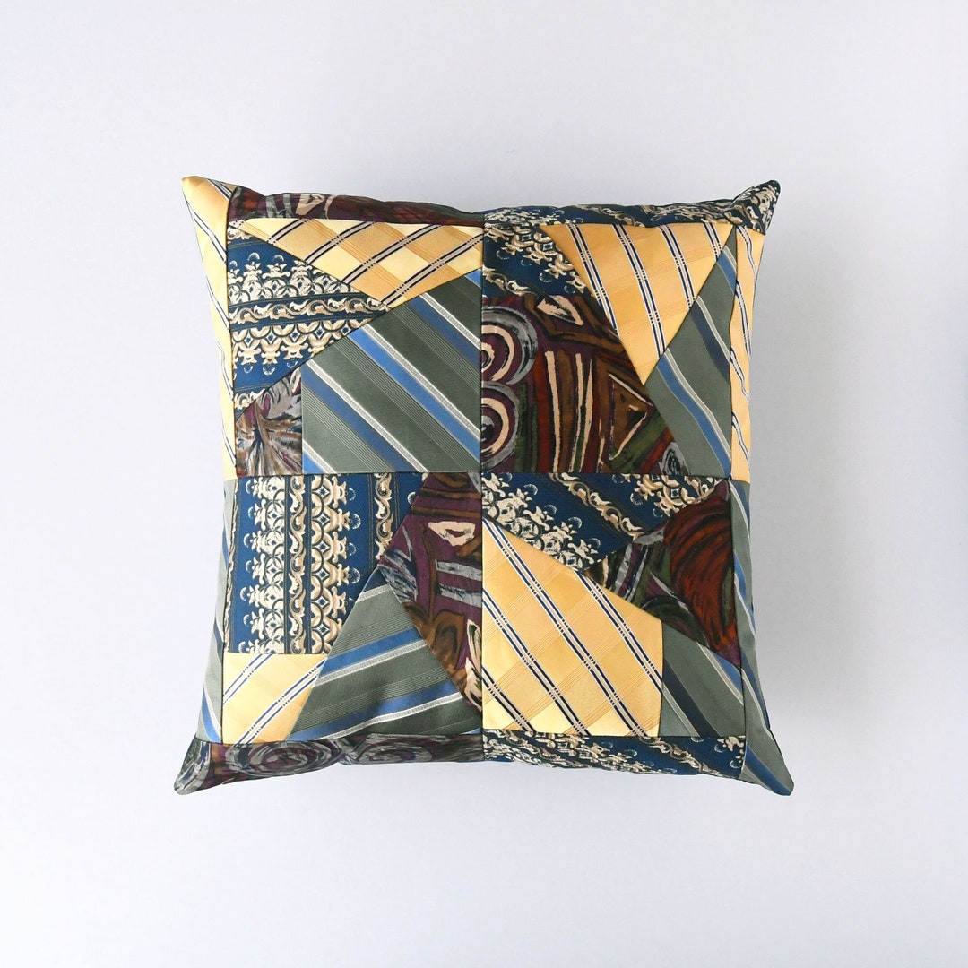 Custom Patchwork Memory Pillow, Memorial Gift Ideas From Loved Ones ...