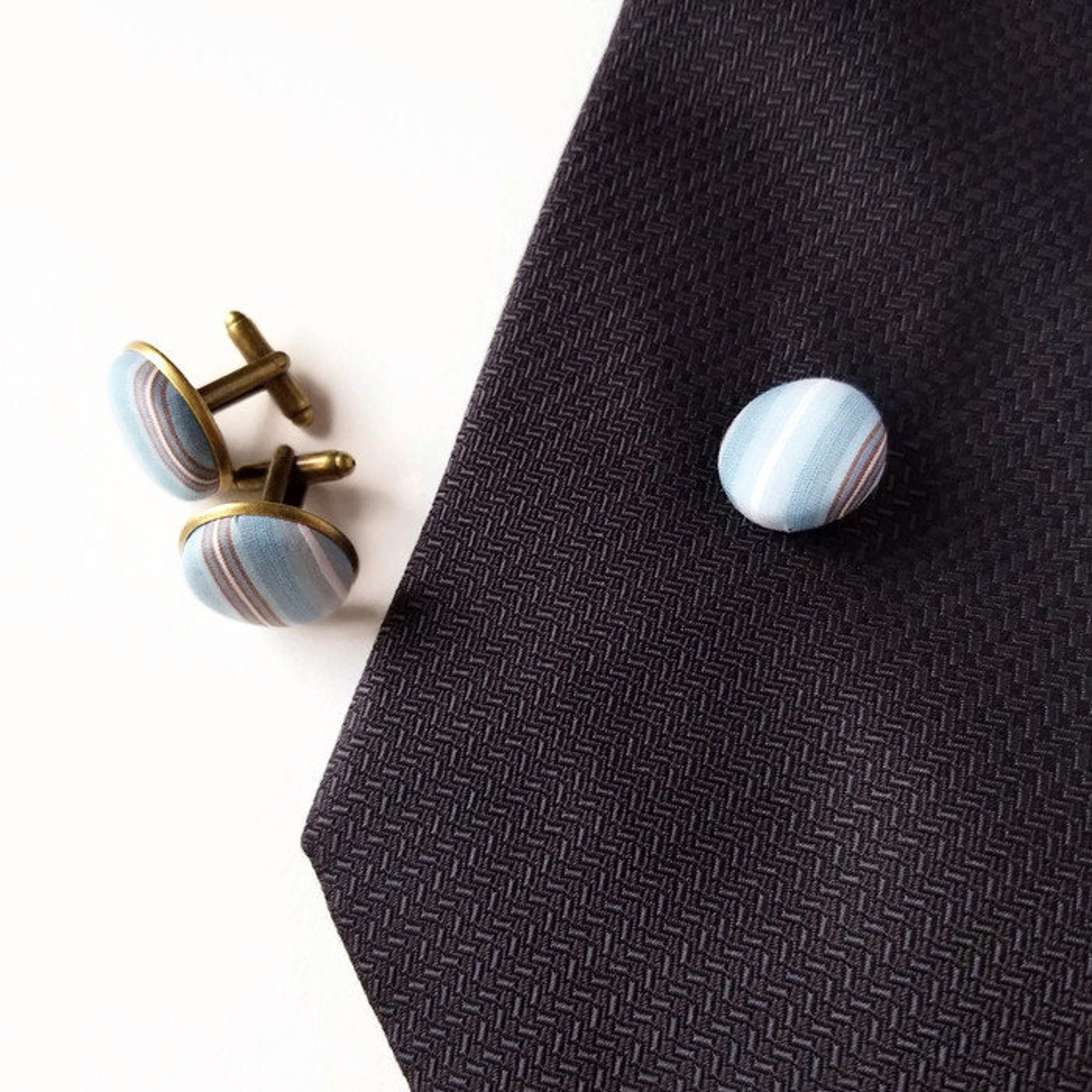 Custom Tie Tacks From Upcycled Clothing Unique Sympathy Gifts - Etsy