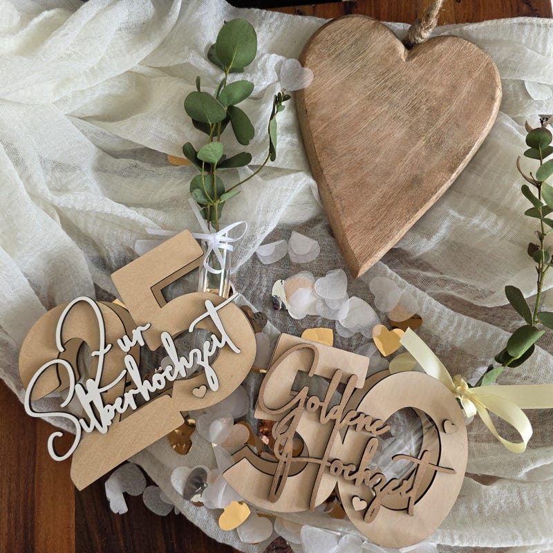 Laser goldene hochzeit - Etsy.de