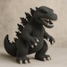 Godzilla Crochet Pattern – Large Amigurumi Monster Plush PDF – Fierce ...