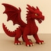 Red Dragon Crochet Pattern – Realistic Amigurumi Dragon Plushie PDF ...