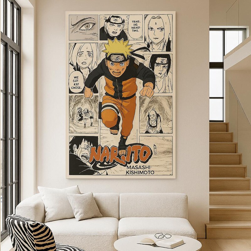 Naruto Manga Panels - Etsy