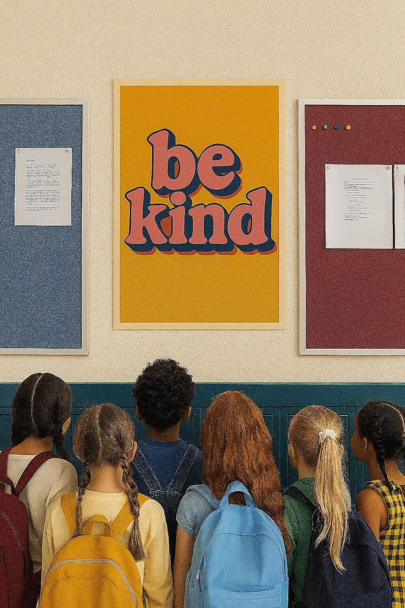 Be Kind Inspirational Anti-bullying Wall Art Printable, Instant ...