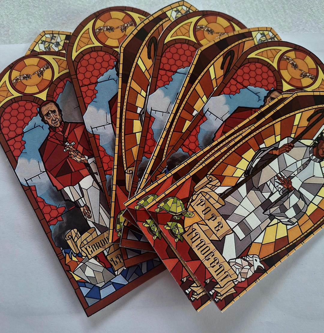 Conclave Stained Glass Inspired Bookmark | Thomas Lawrence & Vincent ...