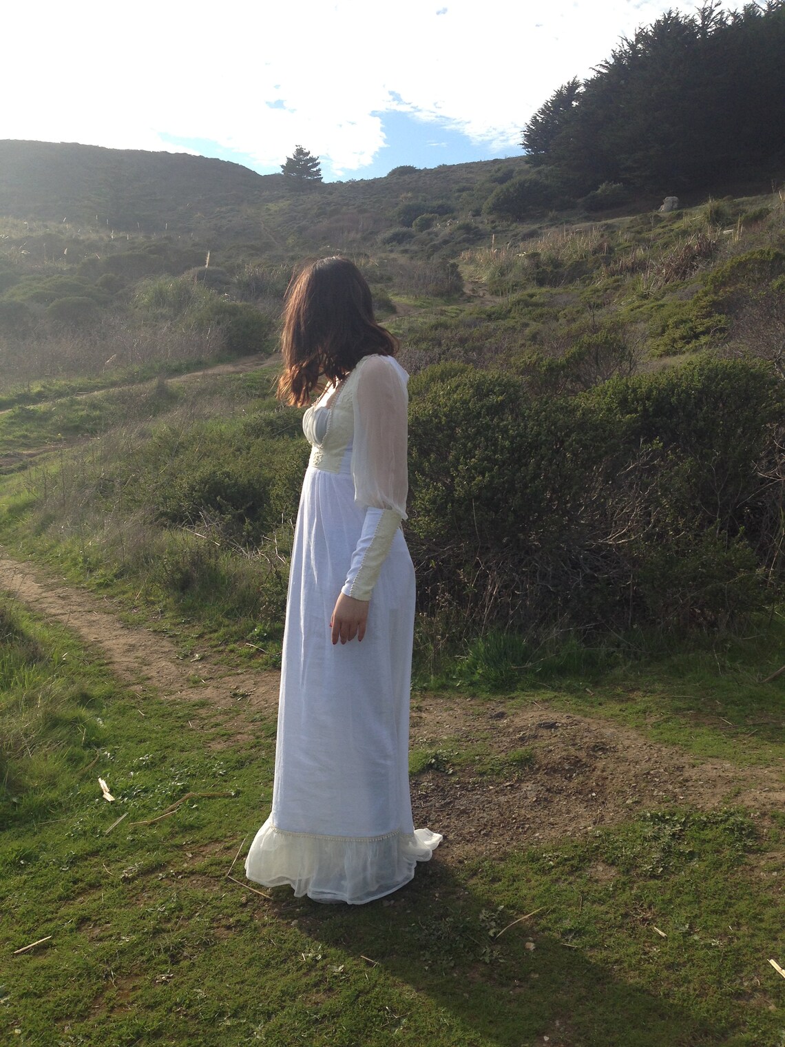 Prairie Dress | Cottagecore Style Juliette Sleeve | Gunne Sax Inspired ...
