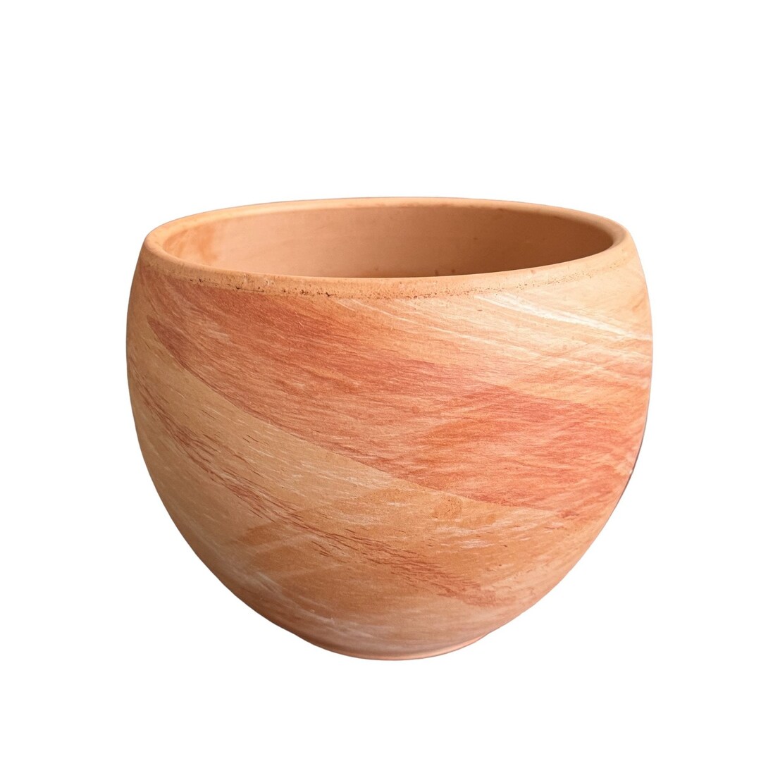 Luna Sphere Terracotta Marble Swirl Flower Plant Pot - Etsy
