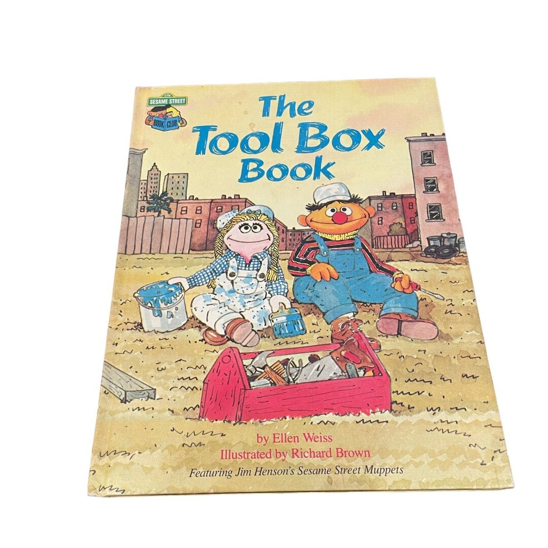 1980 Sesame Street Jim Henson the Tool Box Book Hardcover Book - Etsy