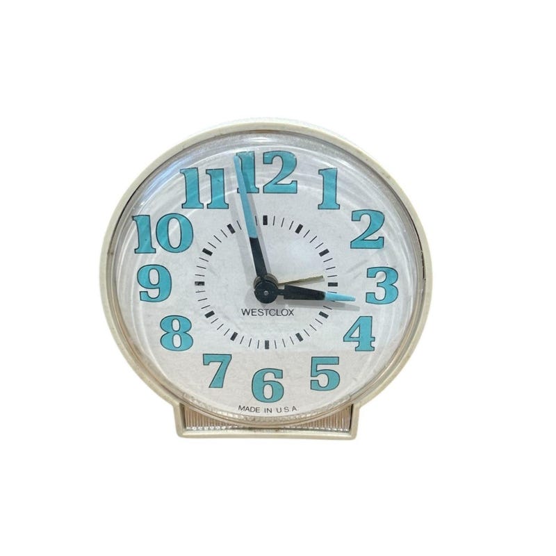 Turquoise Clock - Etsy