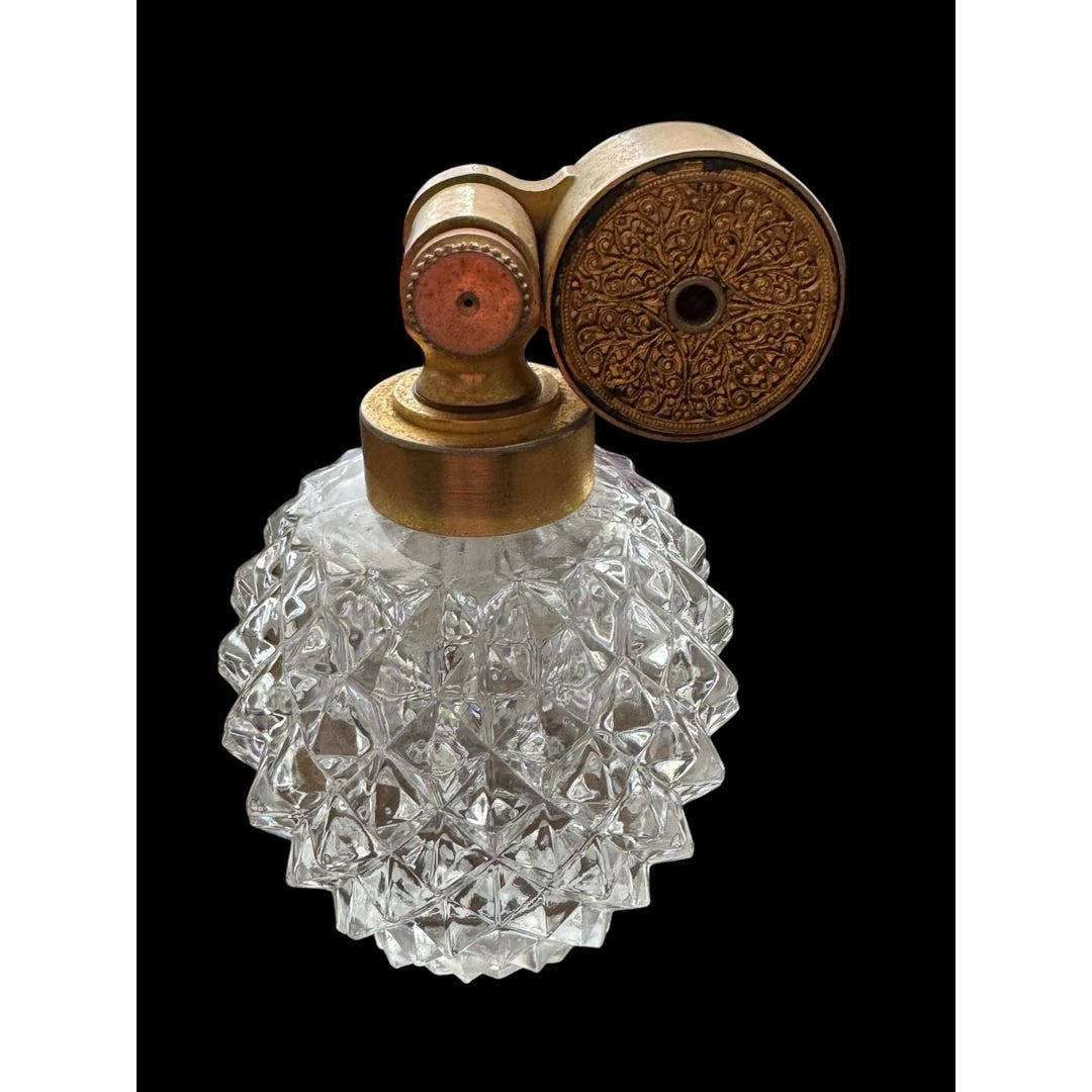 Vintage Marcel Franck Escale Perfume Atomizer France Faceted Glass ...