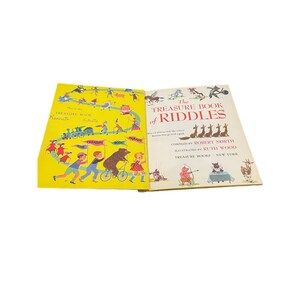1950 the Treasure Book of Riddles - Etsy