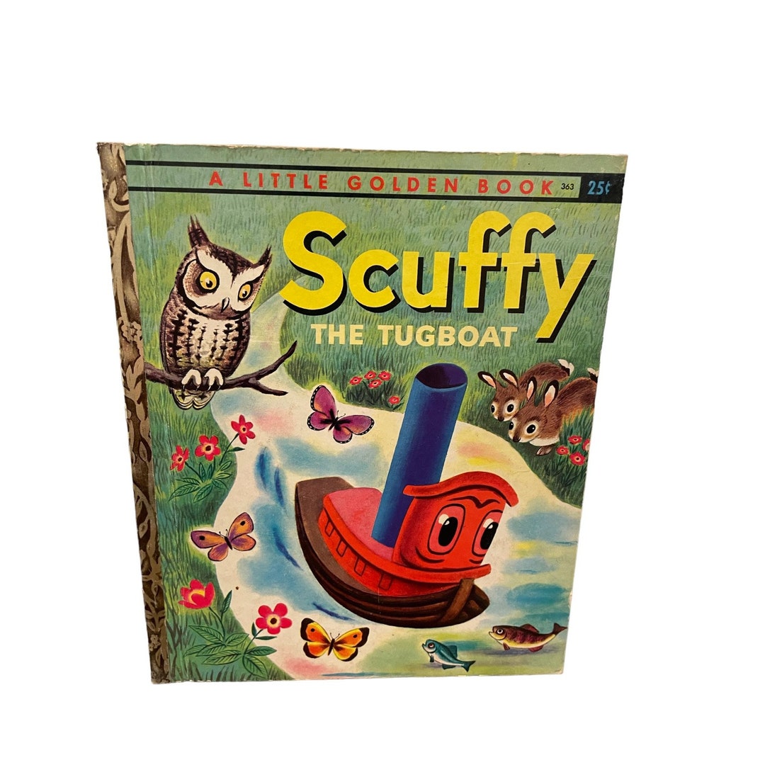 1955 Scuffy the Tugboat A Little Golden Book - Etsy