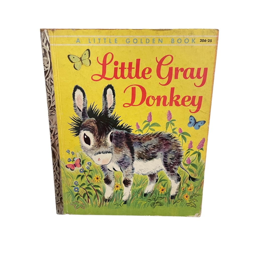 1954 Little Gray Donkey A Little Golden Book - Etsy
