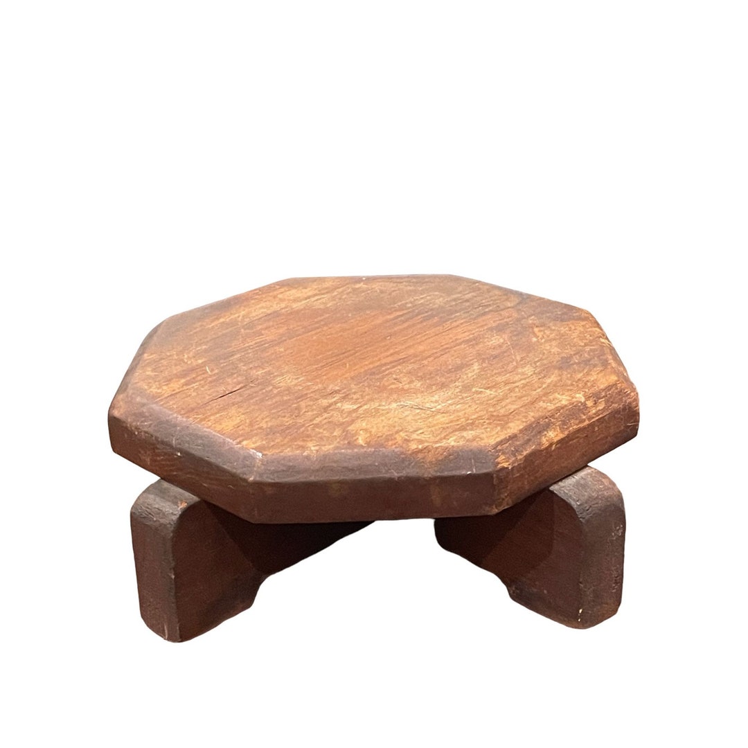 Vintage Wooden Riser Octagon Plant Display - Etsy