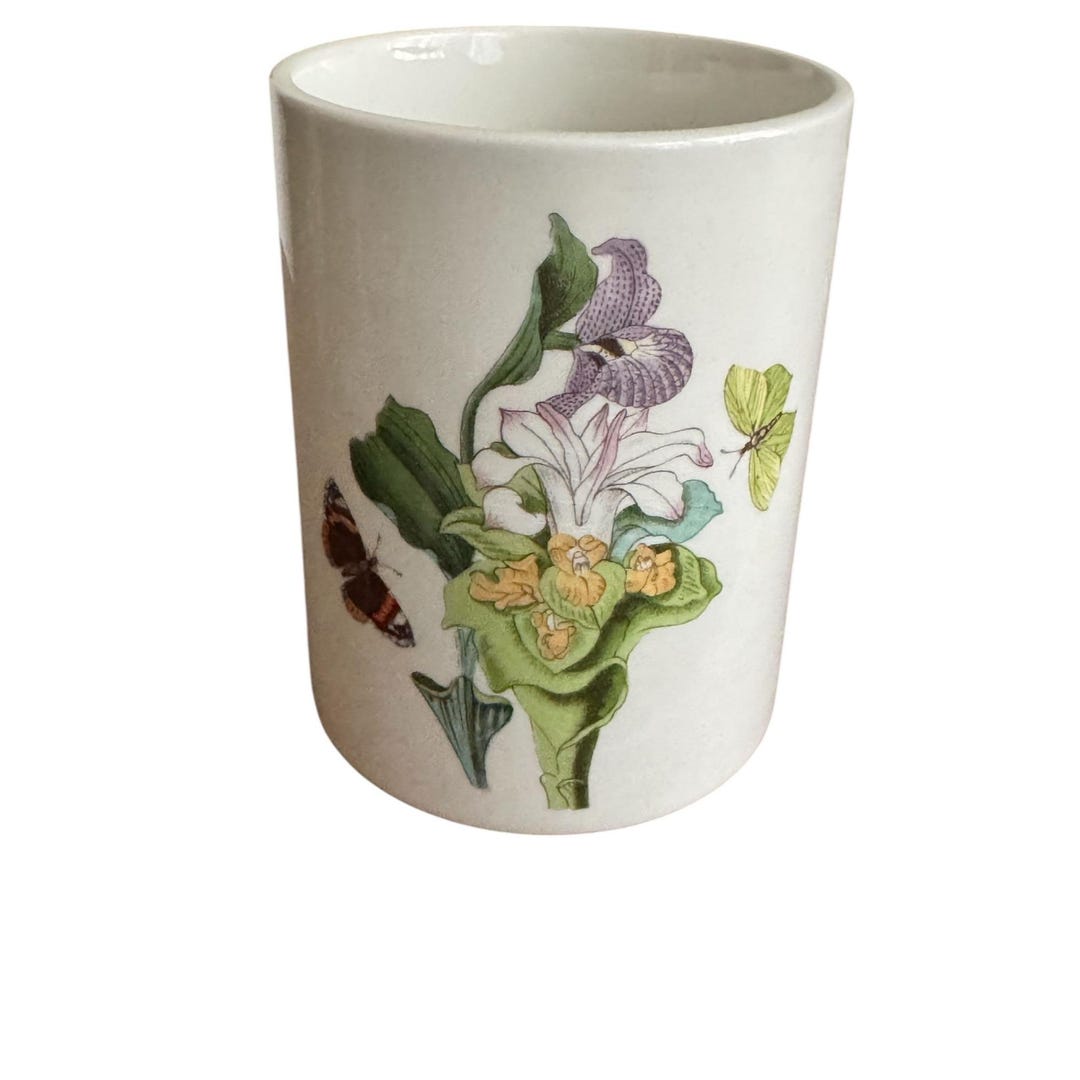 Portmeirion Botanic Garden IRIS Small Cache Pot Flower Vase - Etsy