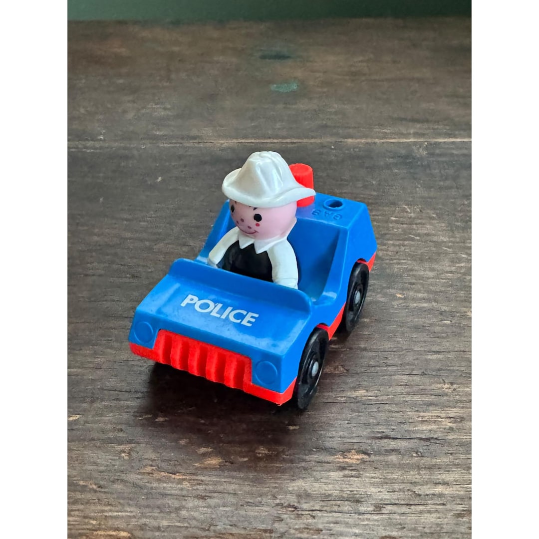 Fisher Price Little People Police Car & Police Chief - Etsy