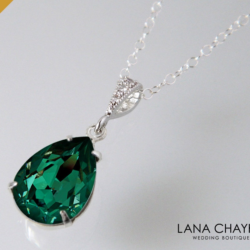 Green Teardrop - Etsy