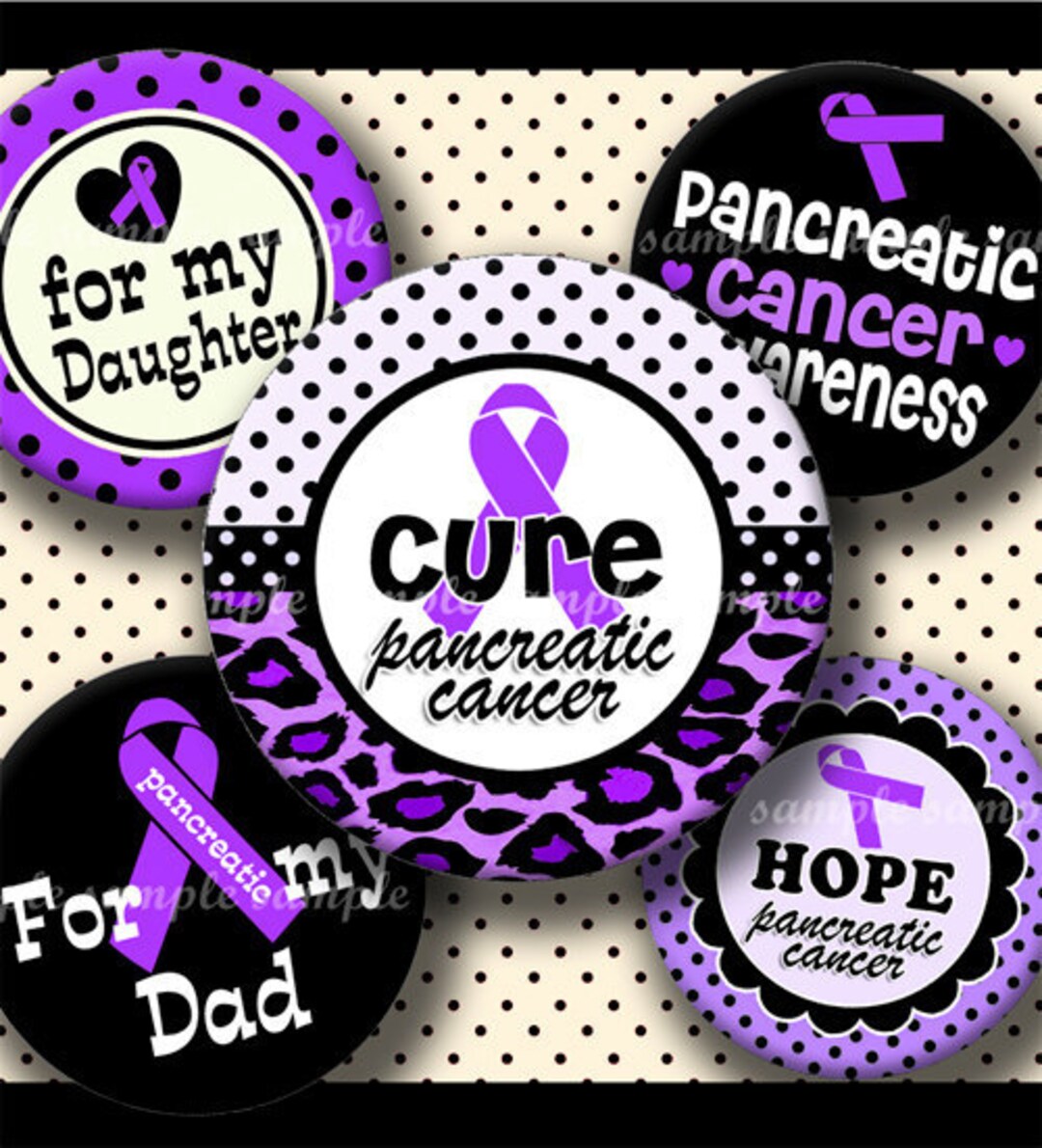 INSTANT DOWNLOAD Pancreatic Awareness Ribbon 348 4x6 Bottle - Etsy