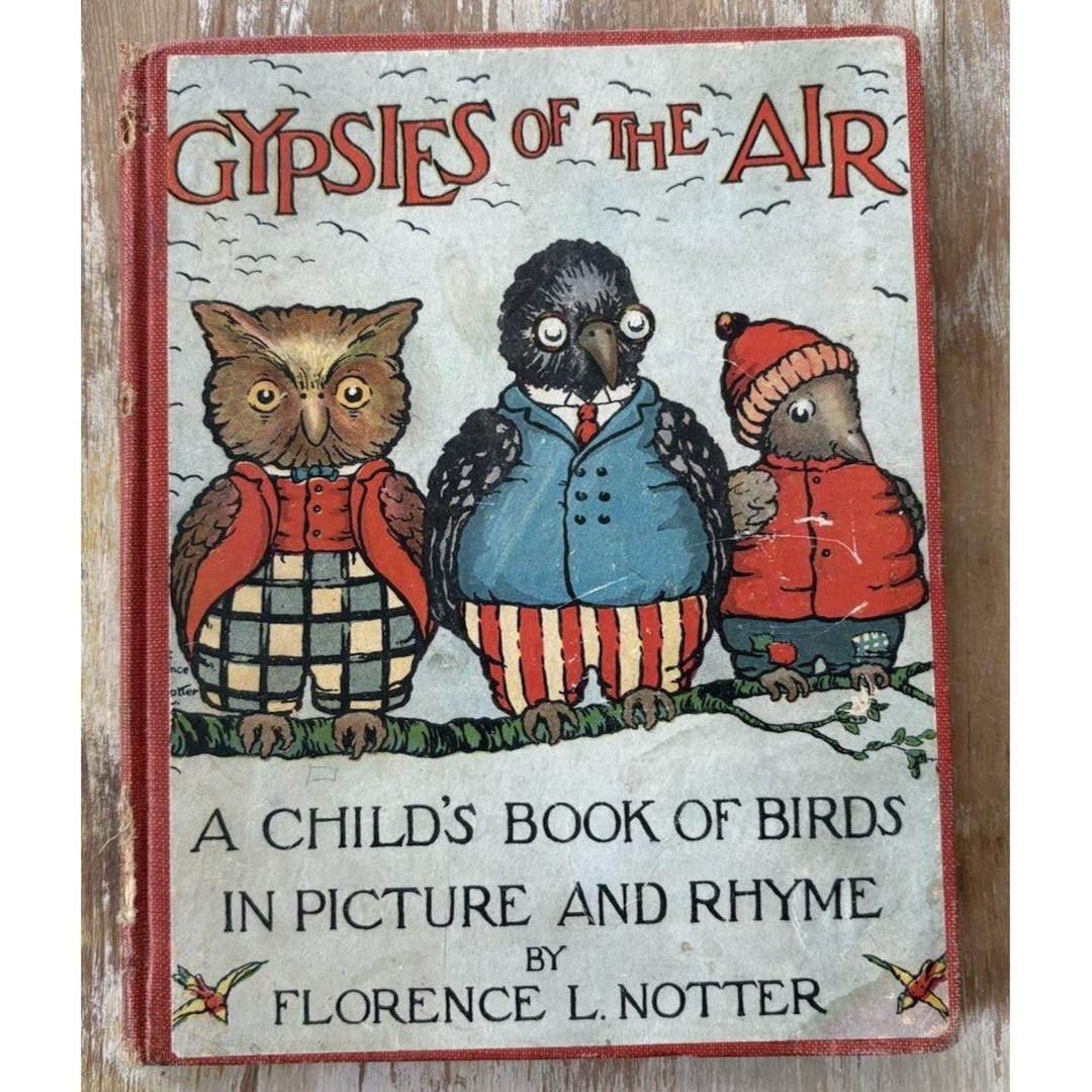 Vintage Child Story Picture Book Gypsies of the Air 1920 Illus Florence ...